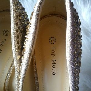 TOP Moda | Shoes | Top Moda High Heels Shoes Size 75 | Poshmark